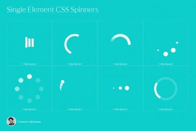 8 awesome pure CSS spinner / loader – Dev Metal